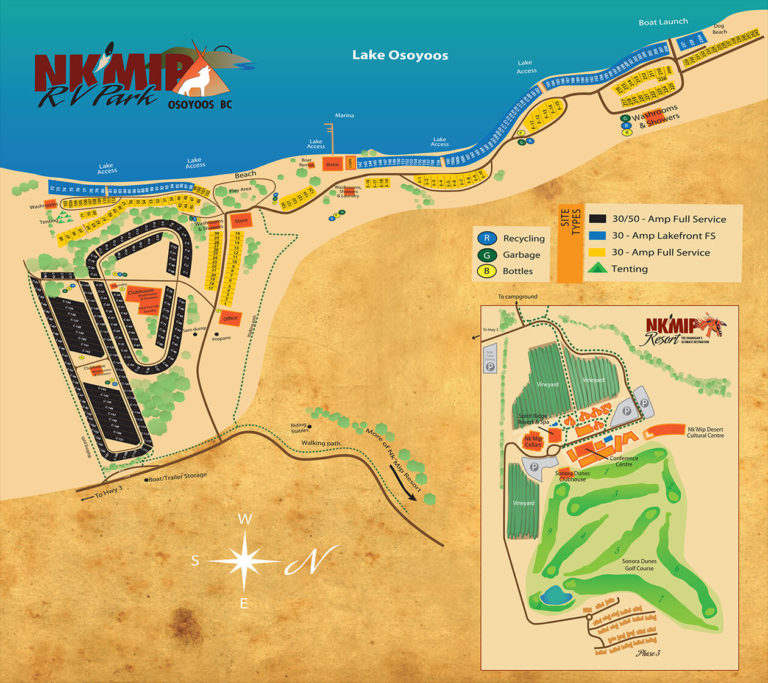 Site Features - Nk’Mip Campground